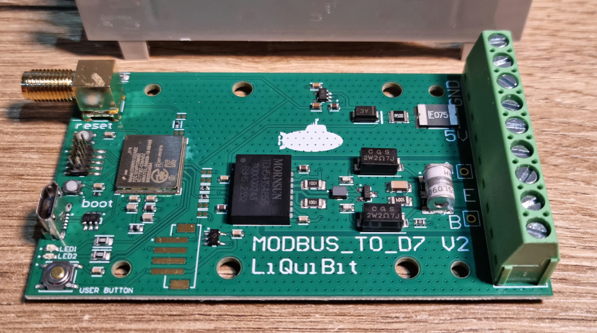 MODBUS to DASH7 device | LiQuiBit
